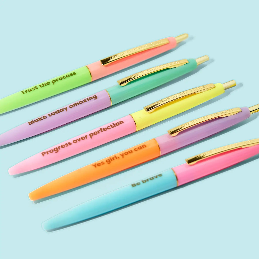 happy 5pc pen set – The Shimmy Shack